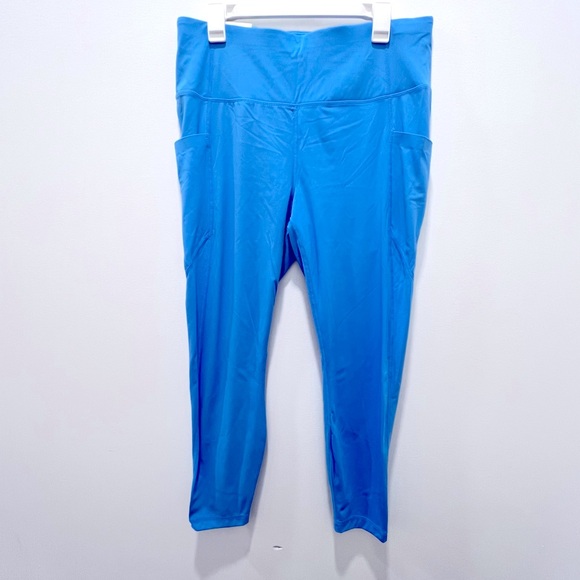 Pants & Jumpsuits | Members Mark Ladies Everyday Highrise Ankle Legging Blue Xxl Nwt | Poshmark
